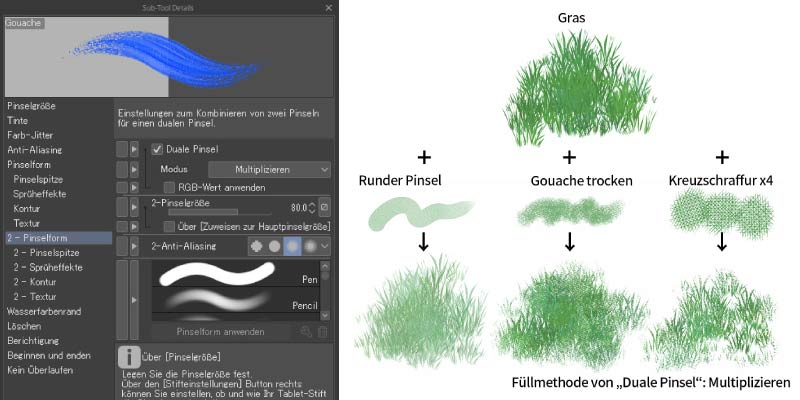 Pinsel die deine Vorstellungen erfüllen - CLIP STUDIO PAINT