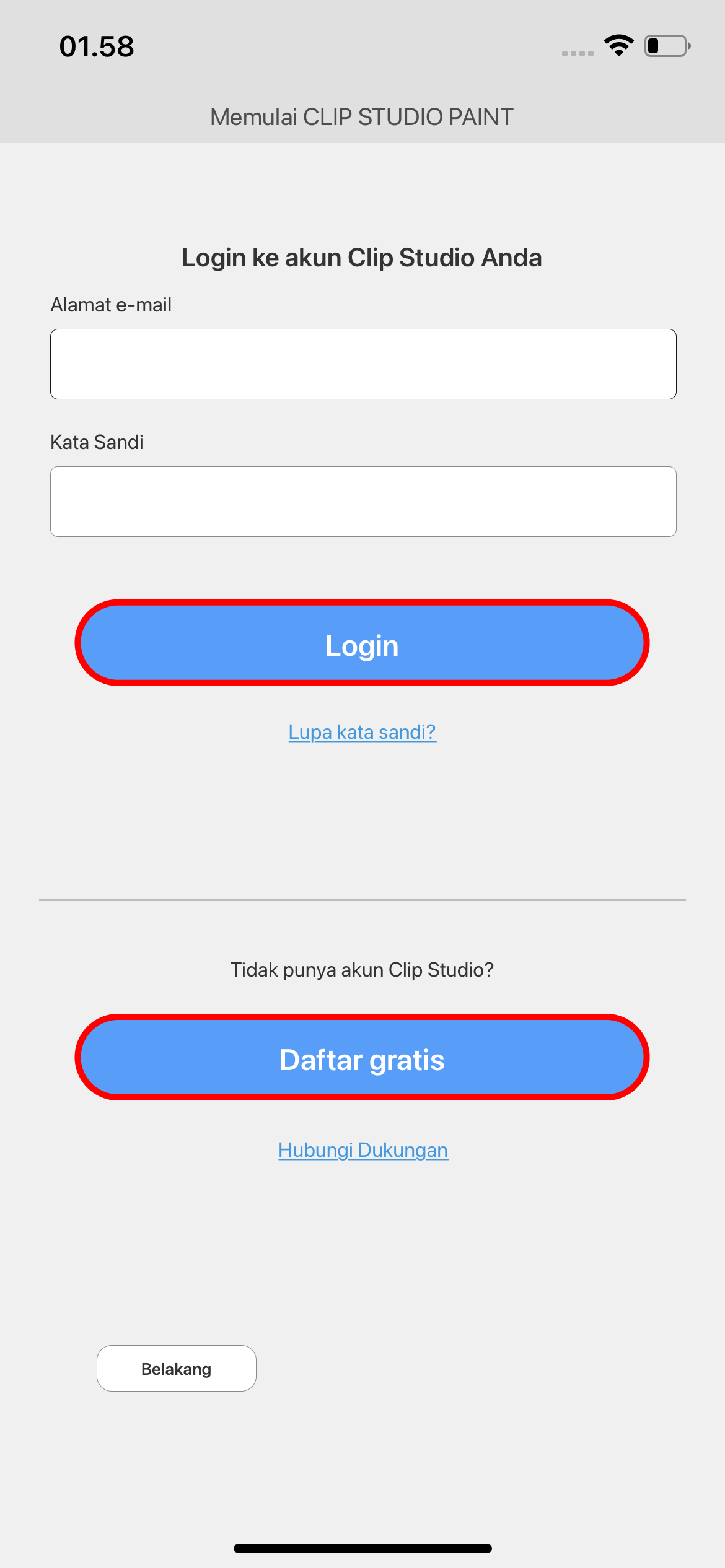 Cara mendaftar paket lisensi bulanan/tahunan (Windows / macOS)