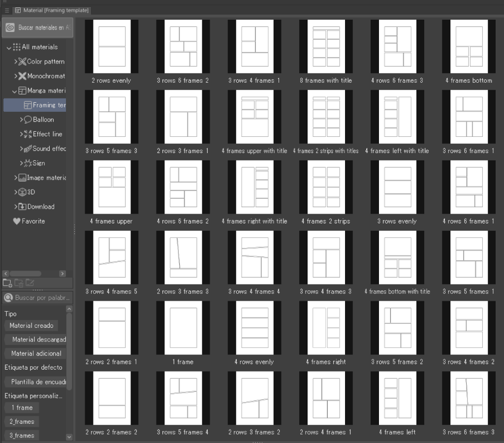Herramientas de viñeta para cómics | Clip Studio Paint