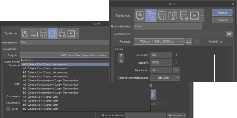 Herramientas de viñeta para cómics | Clip Studio Paint