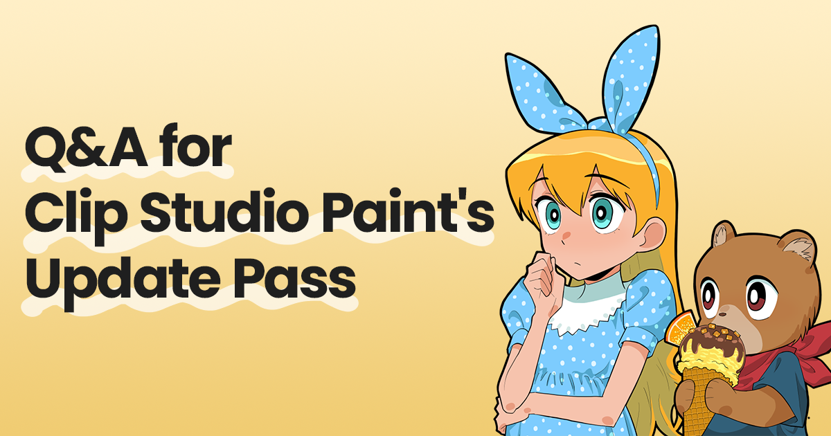 Clip Studio Paint Update Pass FAQ