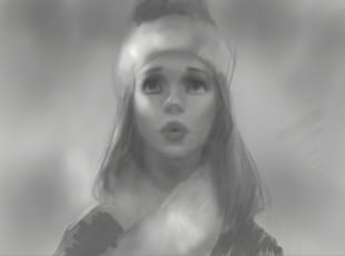 Grayscale to Color: Digital Character Painting | Art Rocket