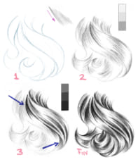 How to Draw Hair | Art Rocket