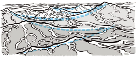 How to draw LIQUID MOVEMENTS and SEA WAVES | Art Rocket