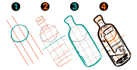 How to Draw Bottles & Glasses | Art Rocket