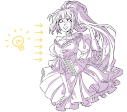 How to draw a frilly dress with a full skirt and puffy sleeves! | Art ...