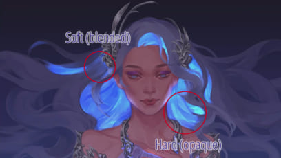 How to Draw Glowing Effects for Magical Portraits | Art Rocket