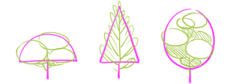 How to Draw Various Foliage with a Depth of Field | | Art Rocket