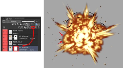 Cómo dibujar explosiones | Art Rocket