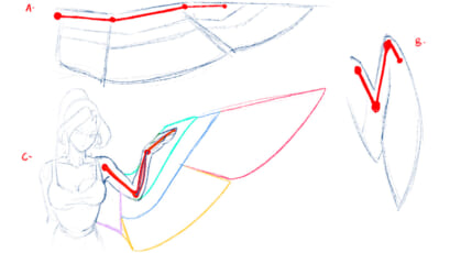 How to draw wings and winged creatures | Art Rocket