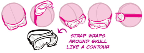 How To Draw Glasses & Goggles | Art Rocket