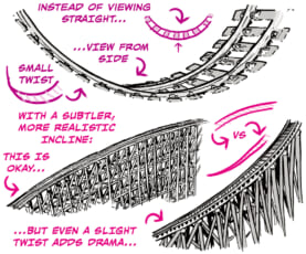 How to Draw Train Tracks and Pathways | Art Rocket