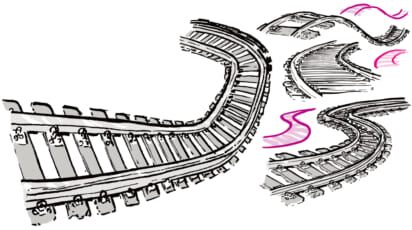 How to Draw Train Tracks and Pathways | Art Rocket