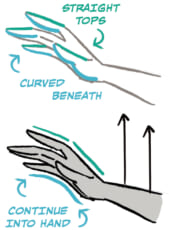 How to Draw Thin, Supple Hands | Etherington Brothers | Art Rocket